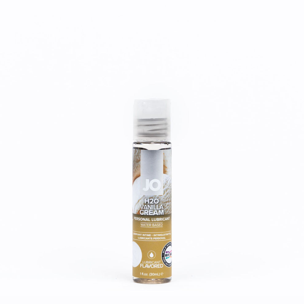 JO H2O Vanilla Cream Lube - 30 mL - Vanilla Flavoured Water Based Lubr ...