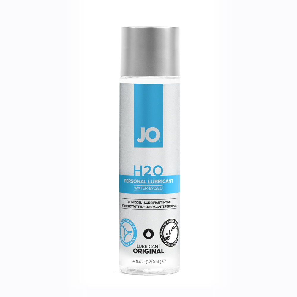 JO H2O Original Lube - 120 mL - Water Based Lubricant - 120 ml Bottle ...