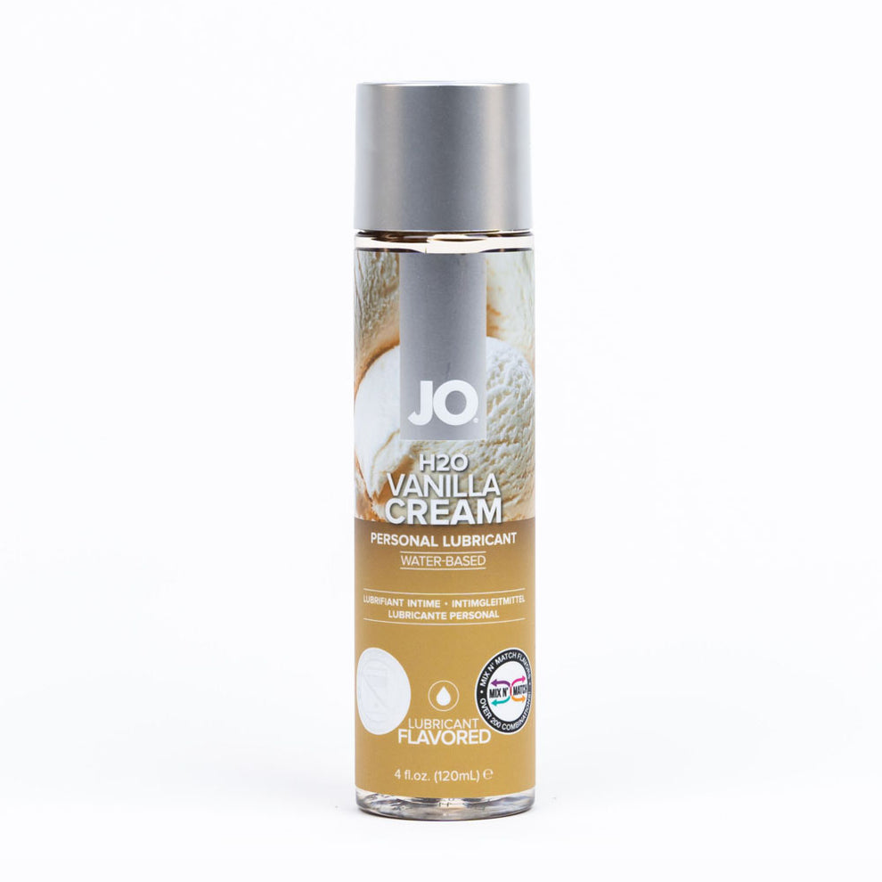 JO H2O Vanilla Cream Lube - 120 mL - Vanilla Flavoured Water Based Lub ...