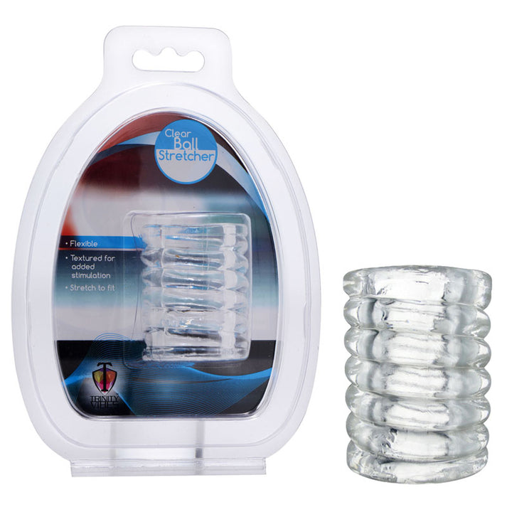 Trinity Spiral Ball Stretcher - Clear Ball Stretcher Ring – SIMPLY EROTIX