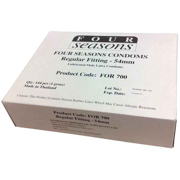 Four Seasons Regular Condoms - Bulk Box of 144 – SIMPLY EROTIX