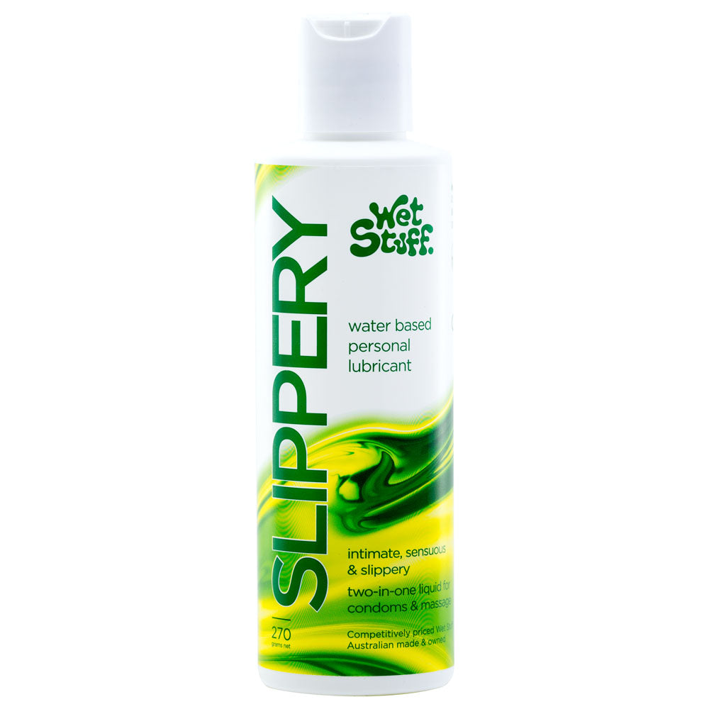Wet Stuff Slippery 270g Disc - Water Based Lubricant - 270 gram Bottle ...