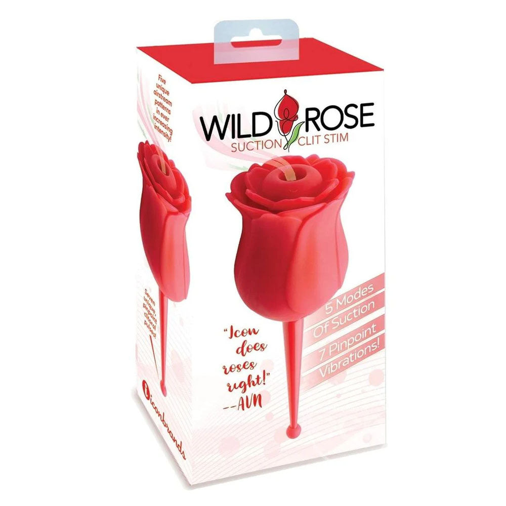 Wild Rose Le Point - Red USB Rechargeable Air Pulse Stimulator – SIMPLY EROTIX