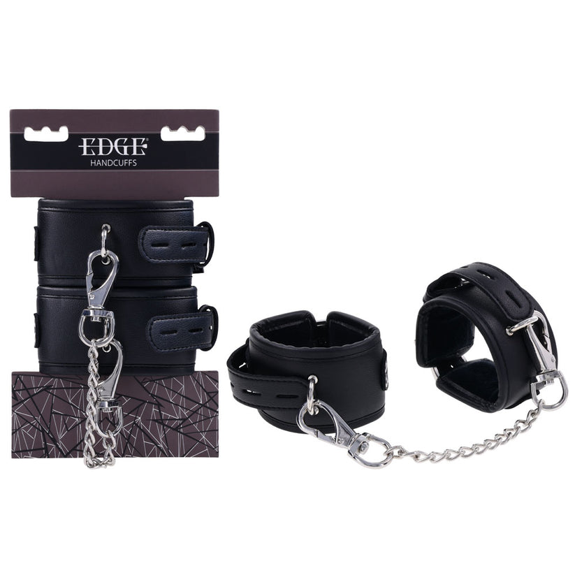 EDGE Handcuffs - Black Restraints – SIMPLY EROTIX