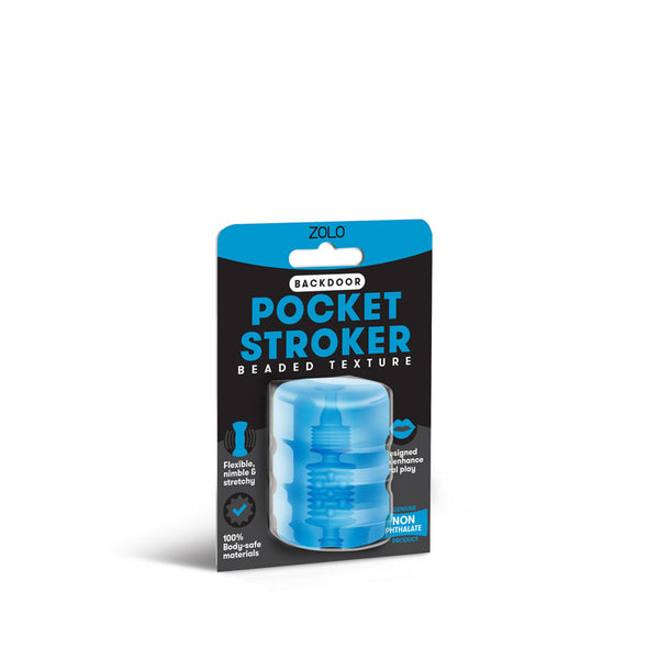 Zolo Backdoor Pocket Stroker - Blue Mini Stroker – SIMPLY EROTIX